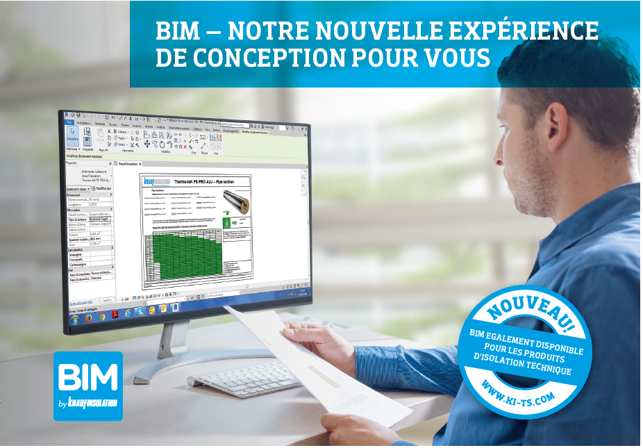 BIM disponible pour Knauf Insulation Technical Solutions